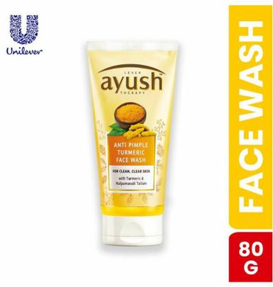 Lever Ayush Ayush Anti Pimple Turmeric , 40g Pack of 1 Face Wash - Price in India, Buy Lever ...