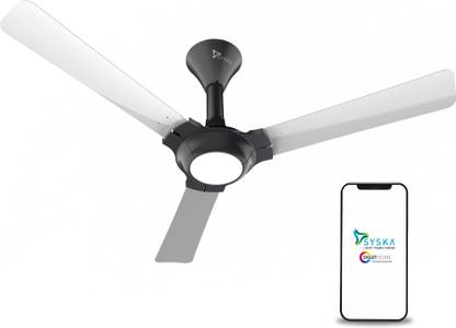 Syska ORB-Pro 5 Star 1200 mm BLDC Motor 3 Blade Ceiling Fan Price in ...