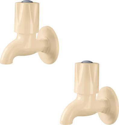 Prayag Grand 15mm Bib Cock Standard Tap with Flange (pack of 2) Bib ...