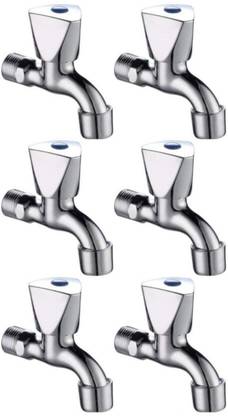 Floyd Triangle Bib Cock Bathroom Tap with Wall Flange Chrome Plated ...