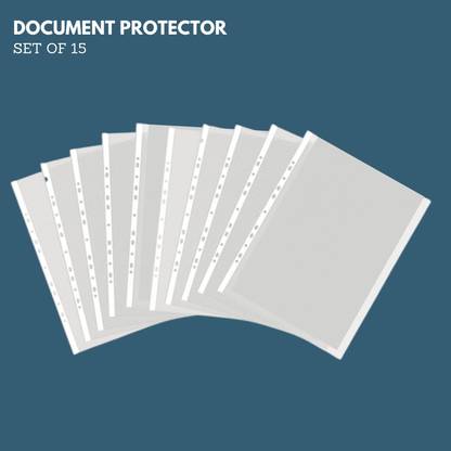 Flipkart.com | Lonaar Plastic Document Protector With 11 Hole Punched ...