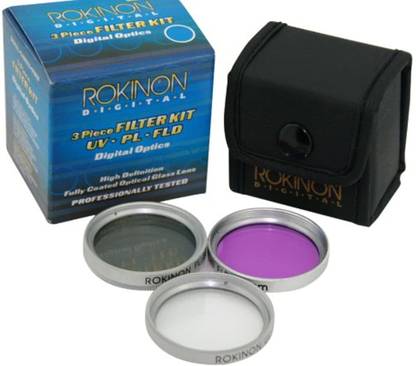 Rokinon FK37 37mm 3 Piece Filter Kit (UV - PL - FLD) UV Filter ...