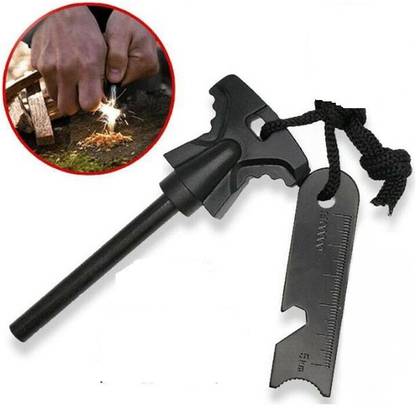 frokht Match Flint Spark Fire Starter Magnesium Rod for Outdoor Camping ...
