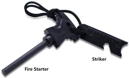 Triangle Ant ® Fire Starter Magnesium Flint Stone Lighter Kit Magnesium ...