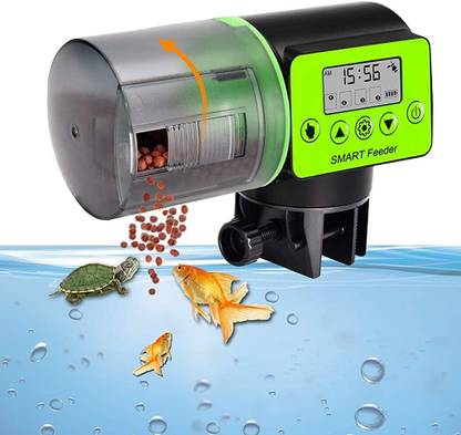 Qpets Food Flake Fish Food Dispenser for Fish Tank Aquarium Tank ...