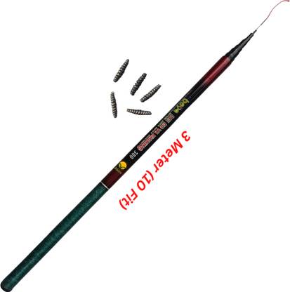Abirs Fly fishing rod With 5 pcs waight set 10 foot SGL Red Fishing Rod ...