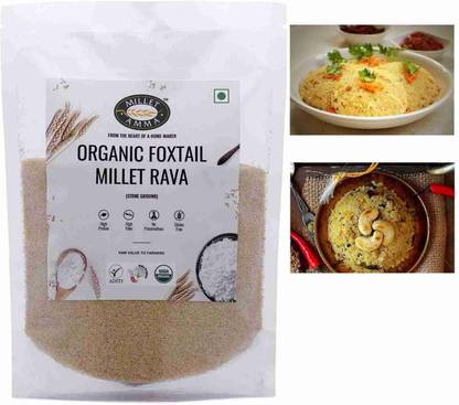 MILLET AMMA Foxtail Millet Rava Organic 500gm Price in India - Buy ...
