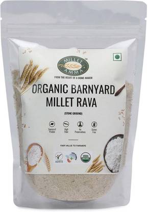 MILLET AMMA Barnyard Millet (Rava) Organic (500gm) Price in India - Buy ...