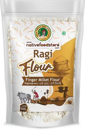 Nativefoodstore Finger Millet / Ragi Flour-500gms Price in India - Buy ...