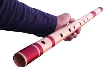 Gold Rush B Natural Base Scale Professional Right Hand Flute (Bansuri ...