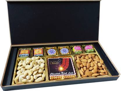 FabBites Diwali Dry Fruit Gift Pack Combo with Chocolates-Diwali ...