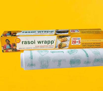 RASOI WRAP ROTI WRAP/PAPER WRAP/CHAPATI WRAP/FOOD WRAP/PAPER FOIL/BEST ...