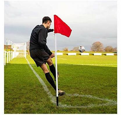 LOVE ROXAN corner flags with poles Football Foul Card Price in India ...