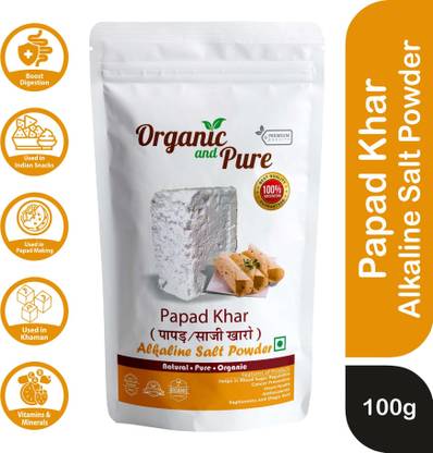 Organic and Pure Papad Khar Soda Sajji Sajjige Papadiao Karo Alkaline ...