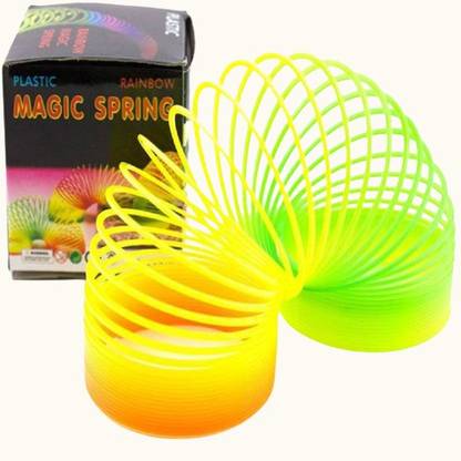 NAVDEEP COLLECTION Magic Rainbow Spring Set Of 1 Magic Spring Gag Toy ...