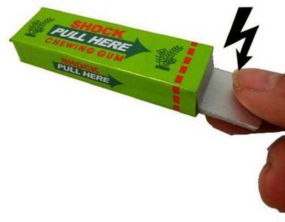 PTCMART Gag Toy Shock Chewing Gum Shaped Shock Prank Toy GAG TOY Gag ...