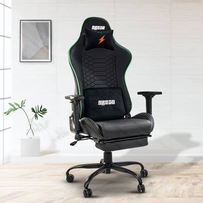 Drogo Multi-Purpose Ergonomic Gaming Chair with Head & Lumbar Pillow ...