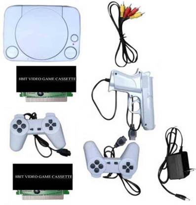 PTCMart TV Classic 8bit video game console & inbuilt games with 2 ...