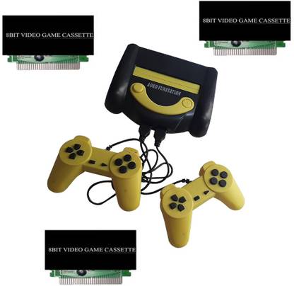 PTCMart extra 3 cassettes fun station 8bit TV video game console ...
