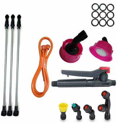 agri max gardens GARDEN SPRAYER KIT (PACK OF 3 Lance) all types nozzles ...