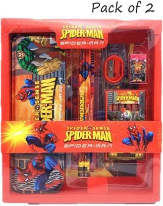 Flipkart.com | VINMOT Spiderman Stationery Set with Geometry, Pencil ...