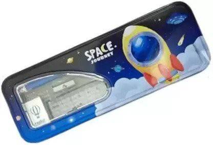 Flipkart.com | Sheetla SPACE Art Metal Pencil Box Geometry Box