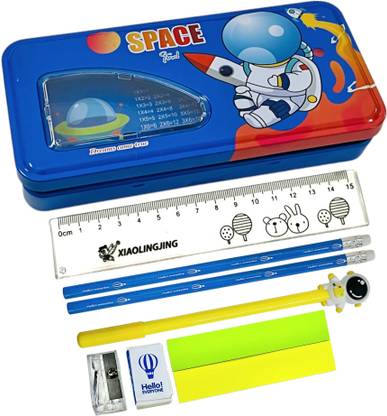Flipkart.com | Le Delite Space Astronaut theme geometry box pencil ...