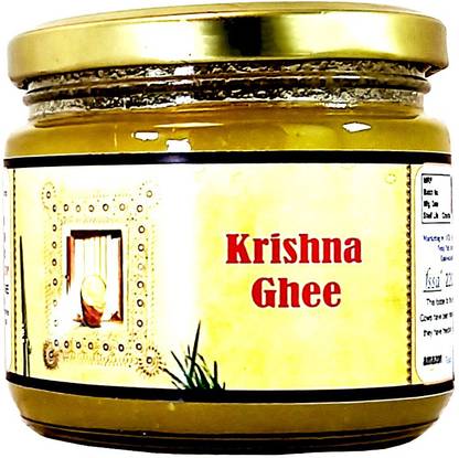 OCB Krishna Ghee ORGANIC Pure Desi A2 Gir Cow Ghee 250 g Glass Bottle ...