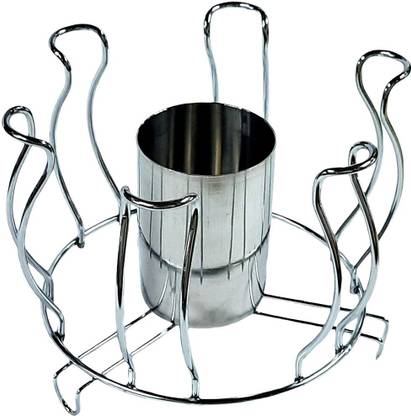 Craftbin Glass Stand with Spoon Organiser for Kitchen/Glass Holder for ...