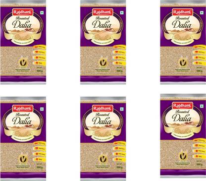 Rajdhani ROASTED DALIA PACK OF 6 Broken Wheat Price in India - Buy ...