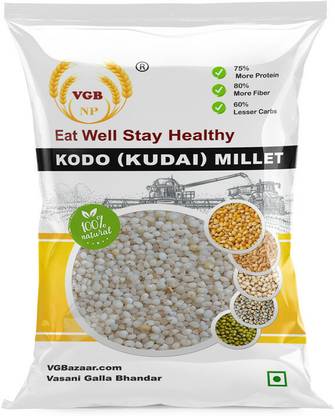 VGBNP Natural & Original Kodo Millet ( Kudai / Kodoo ) Arikelu, Varagu ...