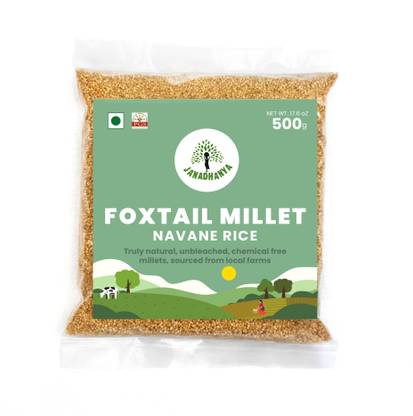 Janadhanya Foxtail Millet Natural 500 Grams rich in Vitamin B12 Foxtail ...