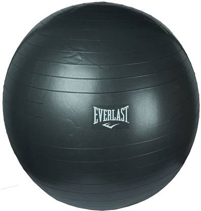 EVERLAST Anti Burst Gymball Without Hand pump 75 CM,PVC,1100 G Grey Gym ...