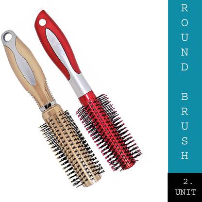 ESD Combo Hair Round Rolling Curling Comb Brush for Men - Price in ...