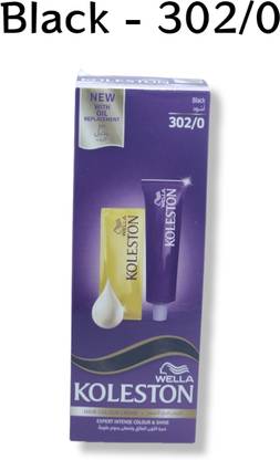 Wella Koleston Hair Color - Black 302/0 , Black 302/0 - Price in India ...