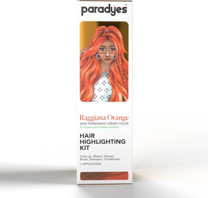 Paradyes Ammonia Free Raggiana Orange Semi-permanent Hair Color ...