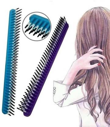 Cosluxe Professional 3 Row Styling Comb ,carbon fibre 3 Line ...