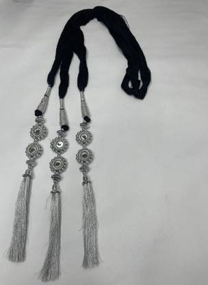 A H S Patiala Shahi Parandi Punjabi Volumizer Choti paranda Silver Set ...