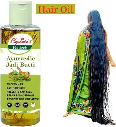 Captain Biotech Ayurvedic Jadi Butti Hair Growth oil For Men And Women ...