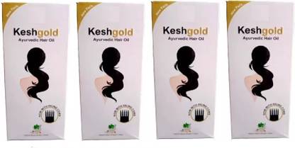 RINGHAS Kesh Gold Ayurvedic Hair Oil (Pack of 4) Hair Oil - Price in ...