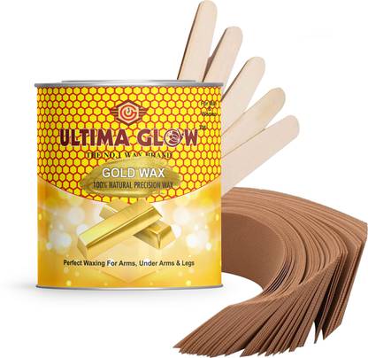 Ultima glow gold wax 599.2 gram for smooth and Organic waxing on arms ...