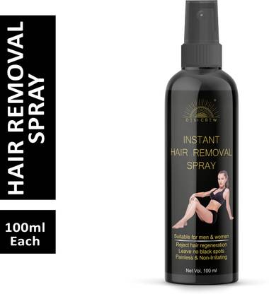 Desi Crew Instant Hair Removal Spray For Unwanted Body Hair ,Clean,Soft ...