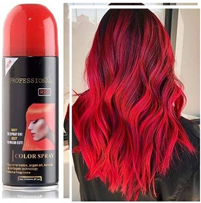 GULGLOW99 Red Temporary hair Color Spray Hair Spray - Price in India ...