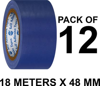 VCR Blue Floor Marking Tape 18 Meters in Length 48mm / 02" Width 12 ...