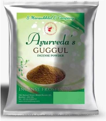 Butterfly Brand Ayurvedic Guggal Powder 100 G x 6 Pack Dhoop Powder for ...