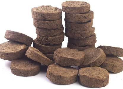 Rop Gobar Desi Cow Dung Cake for Pooja Havan Agnihotra Organic Gobar ...