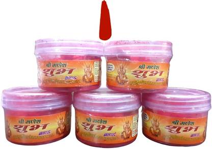 Matangee Red Chandan Pack of 5 - Sandalwood Chandan Kesar TilaK with ...