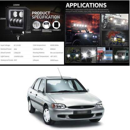 PRTEK LED Reflector for Ford Escort Price in India - Buy PRTEK LED ...