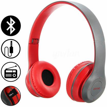 Worricow Bluetooth Headphones with HD Bass, SD Card Slot Bluetooth ...
