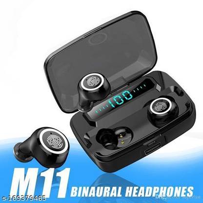 SACRO VKU_435K_TWS M11 Earbuds with Touch Control and Dual LED Display ...